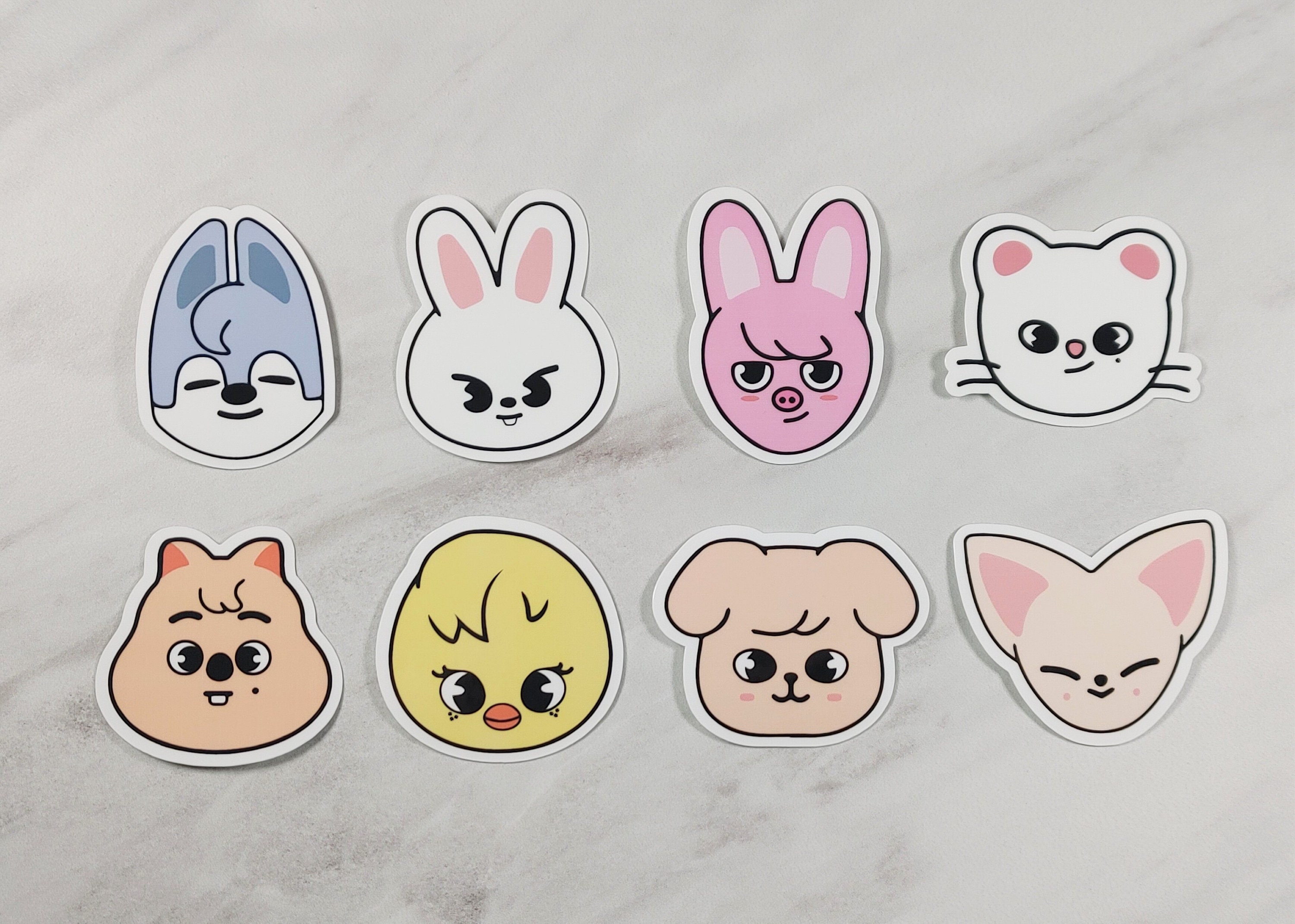 Stray Kids Skzoo Characters Mini Die Cut Sticker Pack, Fun Personality ...