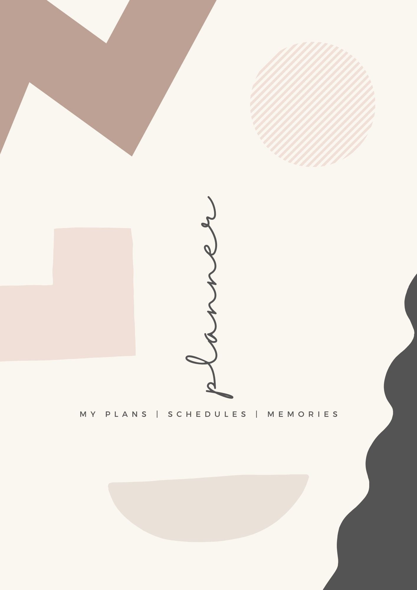 Digital/printable Planner Template- Weekly/monthly| Blank Dates - Etsy