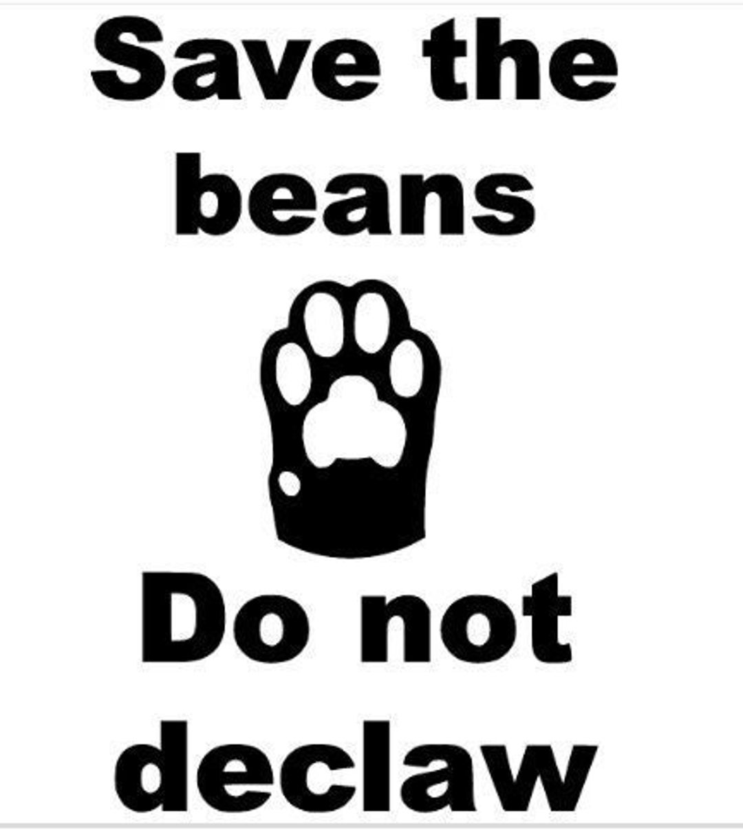 Save the Toe Beans Vinyl Decal - Etsy