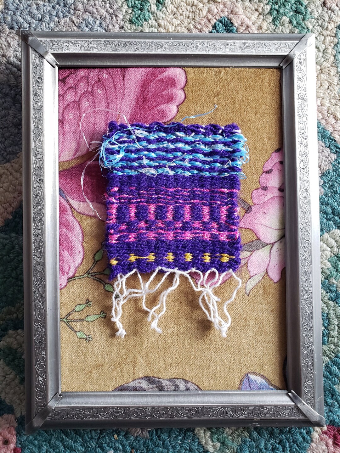 Sunset Weaving, Small Weaving, Mini Weaving, Wall Hanging, Mystic ...