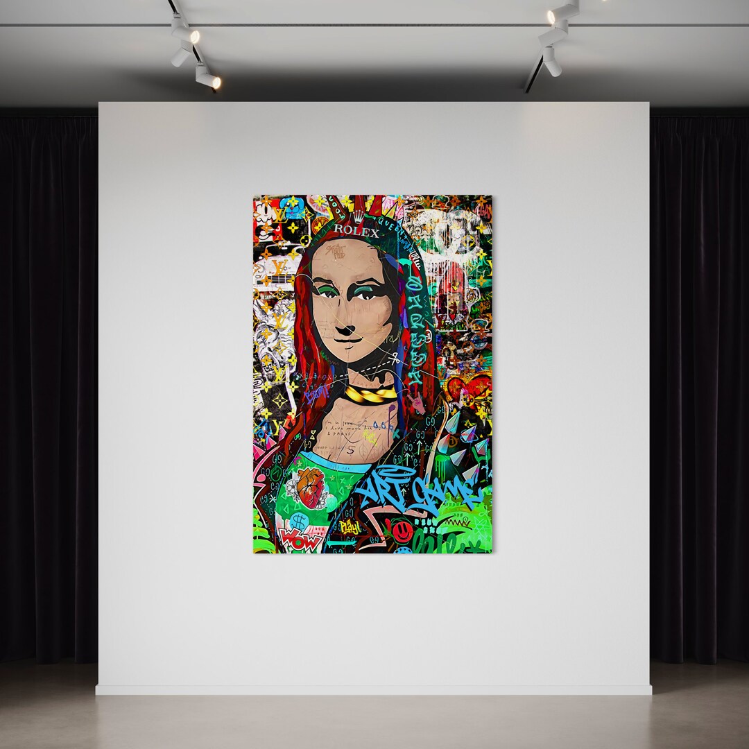 Toile Pop Art Mona Lisa mur photos Art Design d'intérieur décoration ...