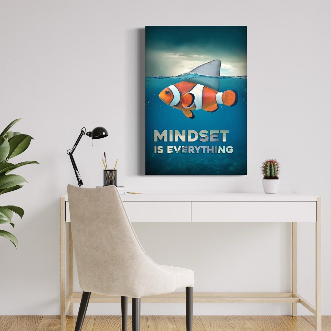 Canvas Motivational Mindset Murals Art - Etsy