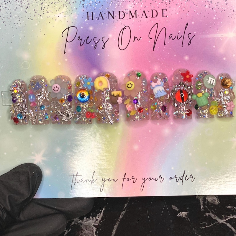 Duck Nails Short Charms - Etsy