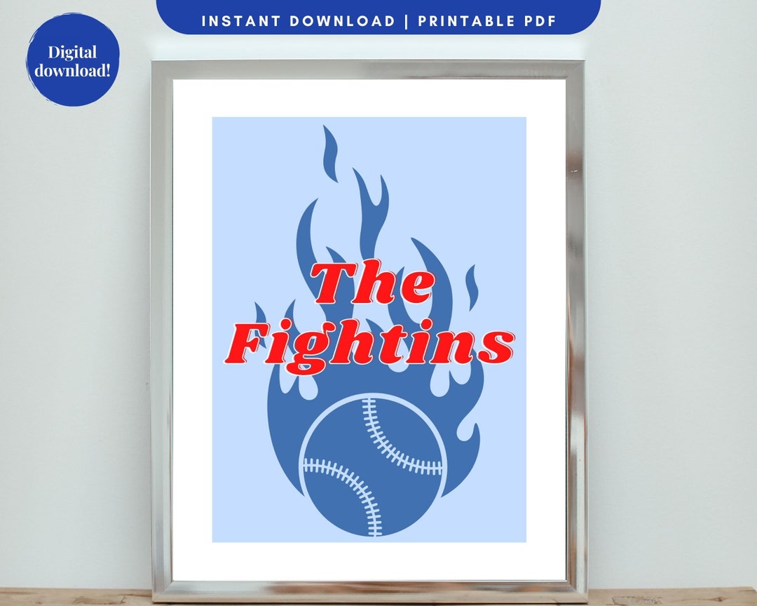 Phillies Wall Art Digital Download Sports Digital Wall Art, Digital ...