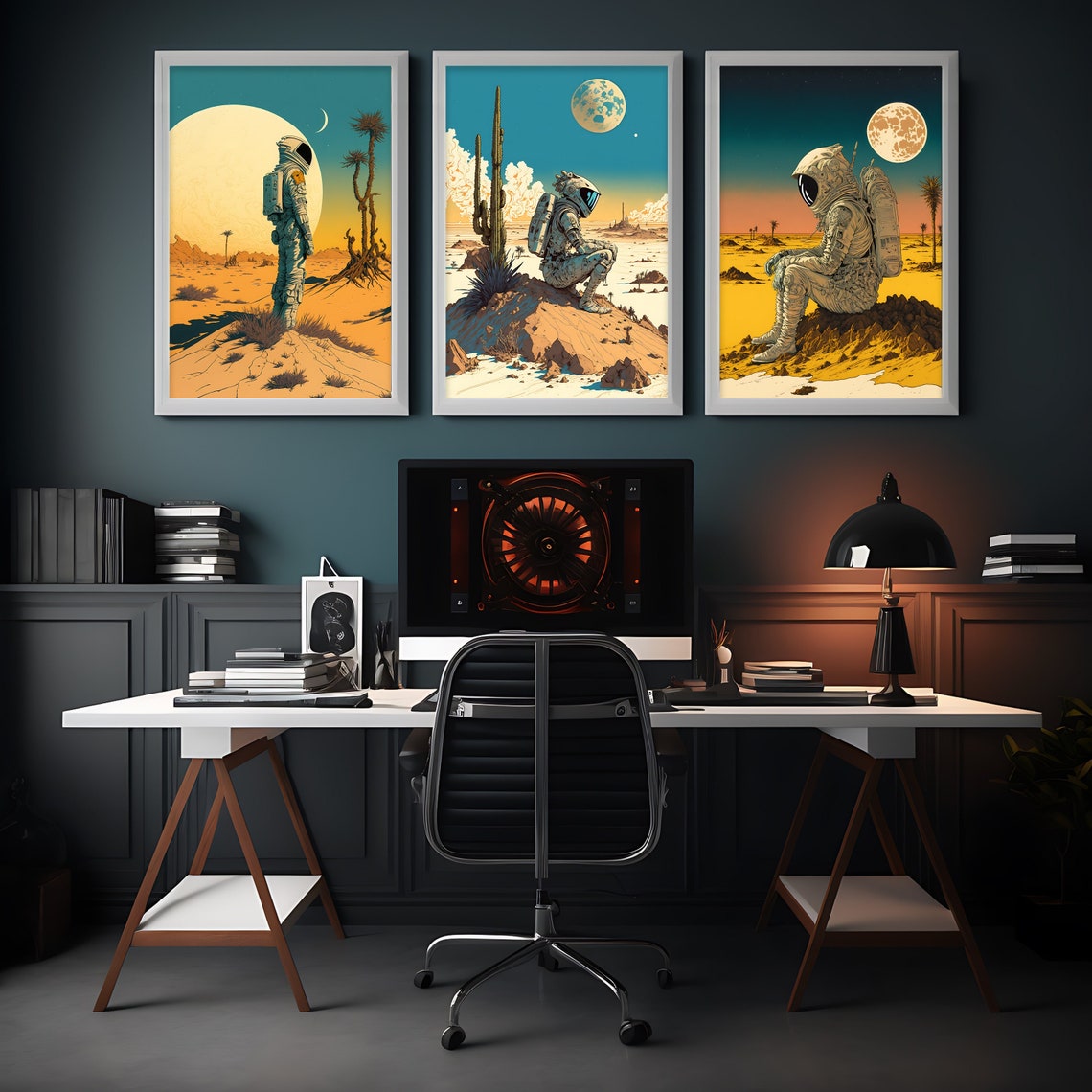 Alone on Mars, Again Digital Poster - Etsy