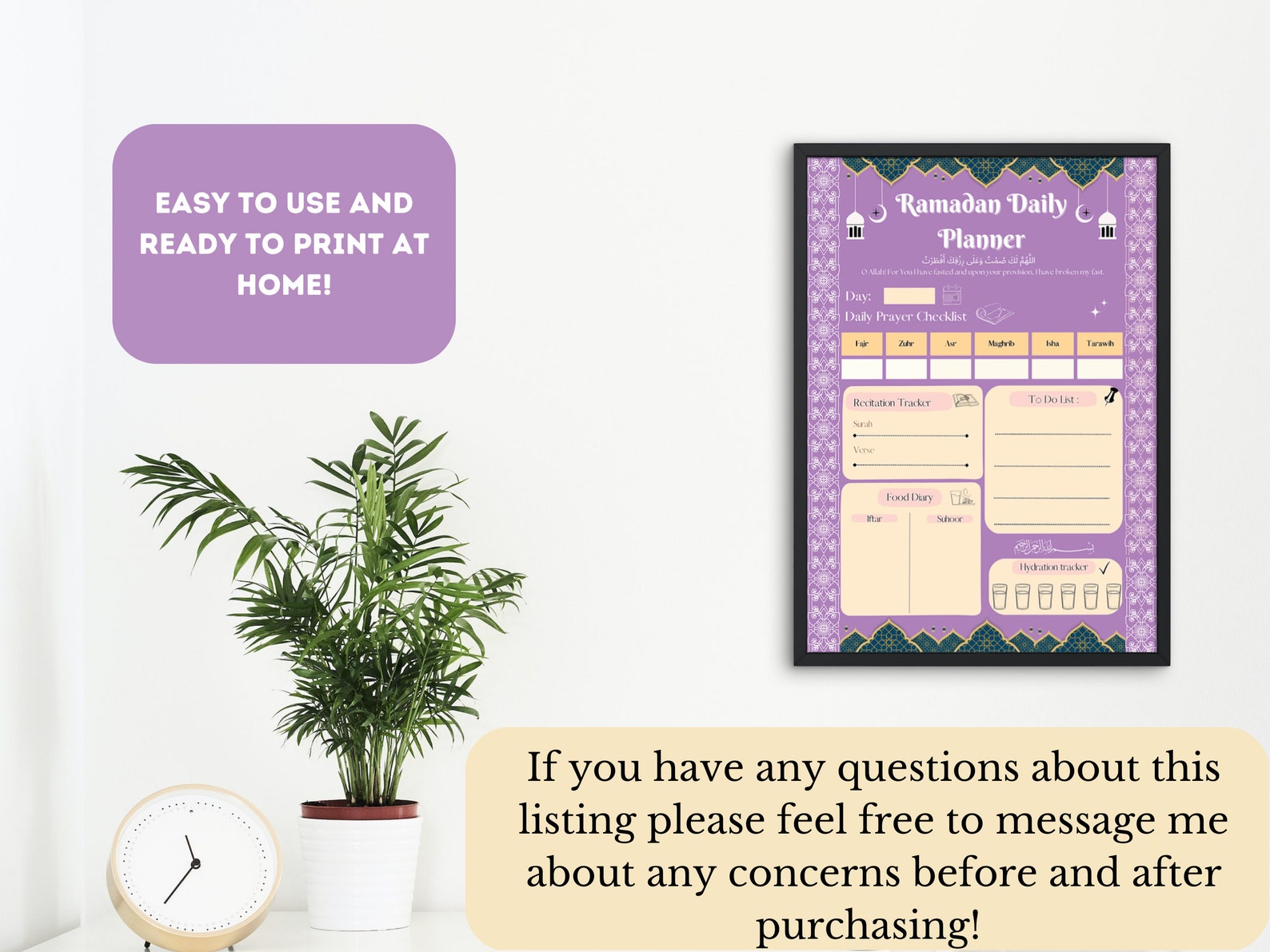 Ramadan Printable Digital Planner 2023 Printable Ramadan - Etsy