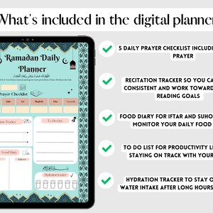 Ramadan Printable Digital Planner 2023, Printable Ramadan Journal PDF ...