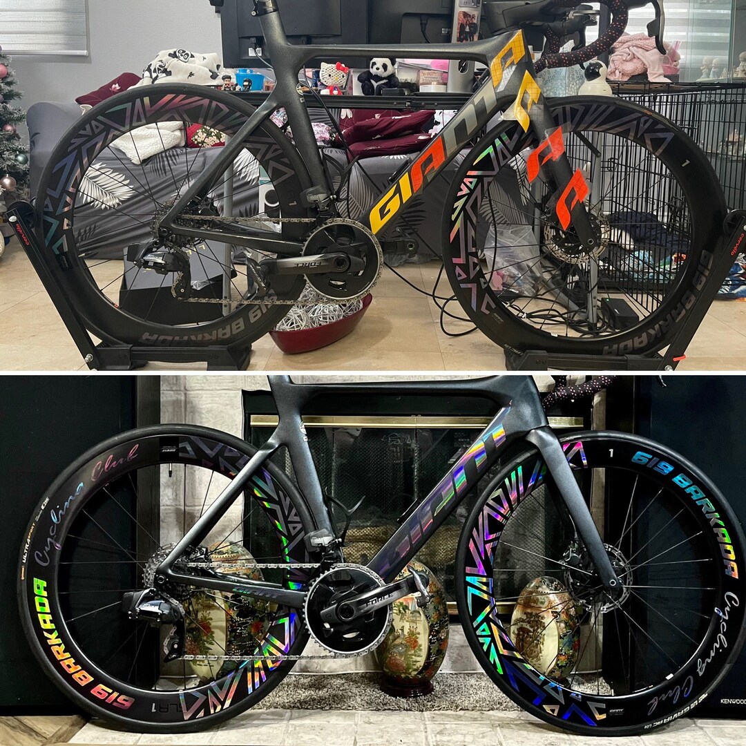 CUSTOM Wheel Decals for a 50mm Wheelset - Etsy