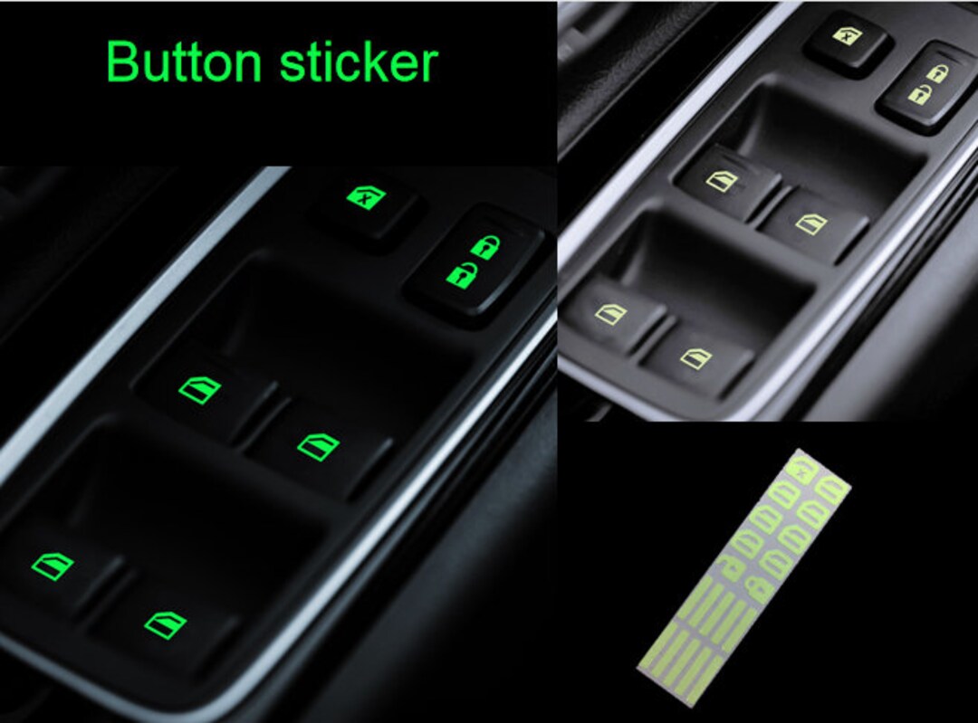 Window Button Service Decal Personalized Fluorescent Car Decal Woman ...