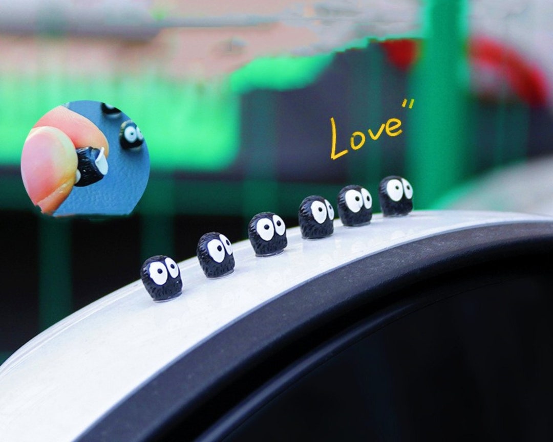 6pcs Small Mini Cute Glow Car Ornament/luminous Ornament/car Rearview ...