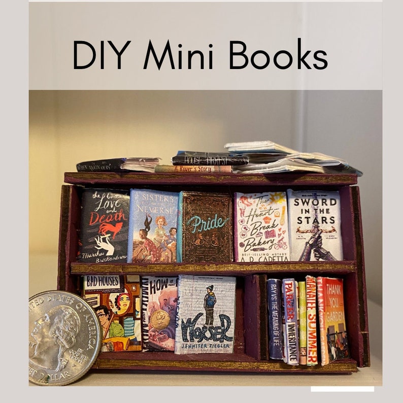 60 Printable Mini Book Covers 1:12 Scale Childrens Books - Etsy