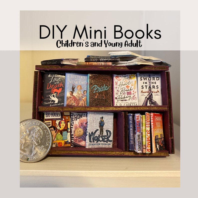 60 Printable Mini Book Covers - 1:12 Scale - Children’s Books and YA ...