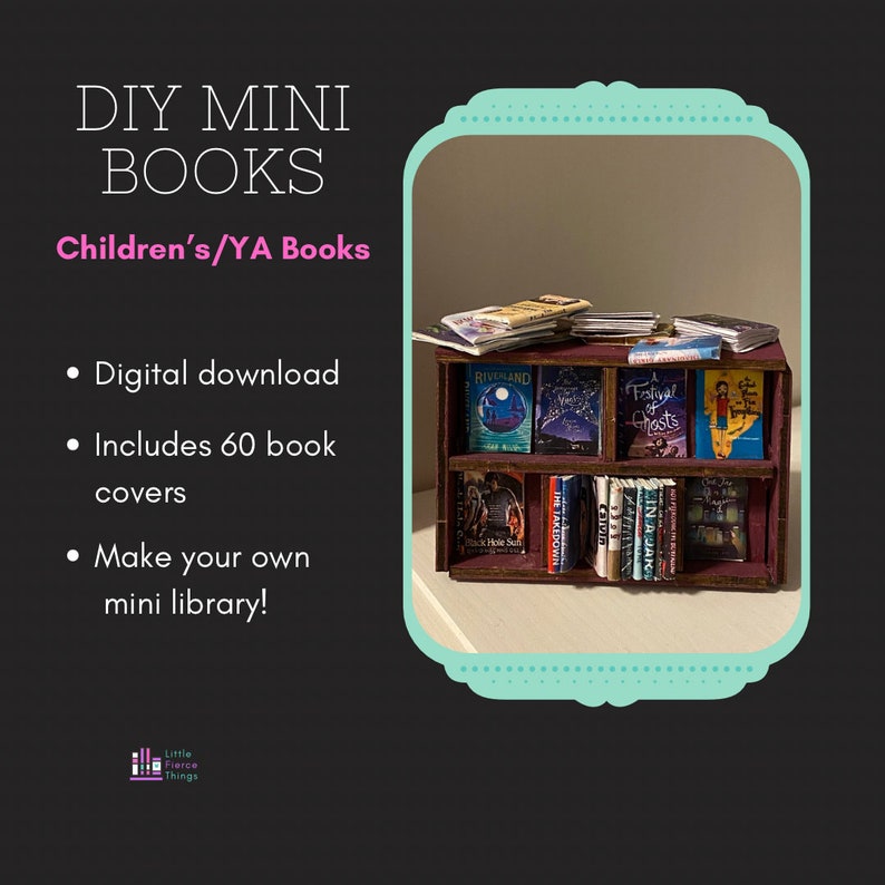 60 Printable Mini Book Covers - 1:12 Scale - Children’s Books and YA ...