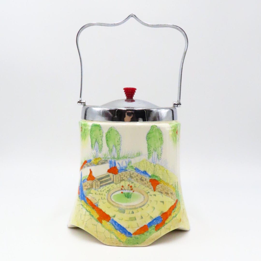 Vintage Biscuit Barrel Coronet Ware From Parrot & Company | Circa 1940s ...