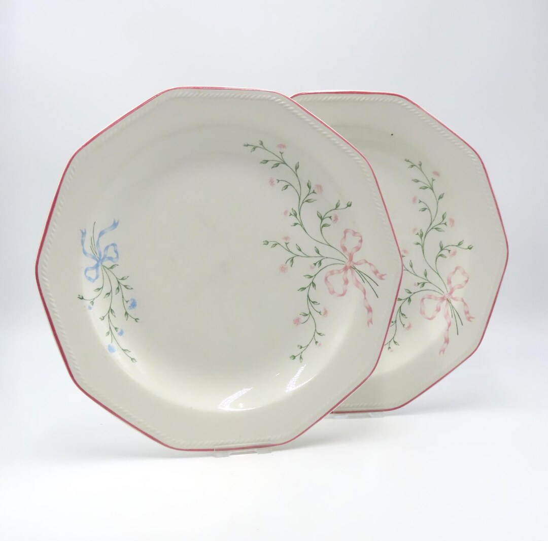 Set of 2 Vintage Churchill Mille Fleurs Dinner Plates | the Chartwell ...