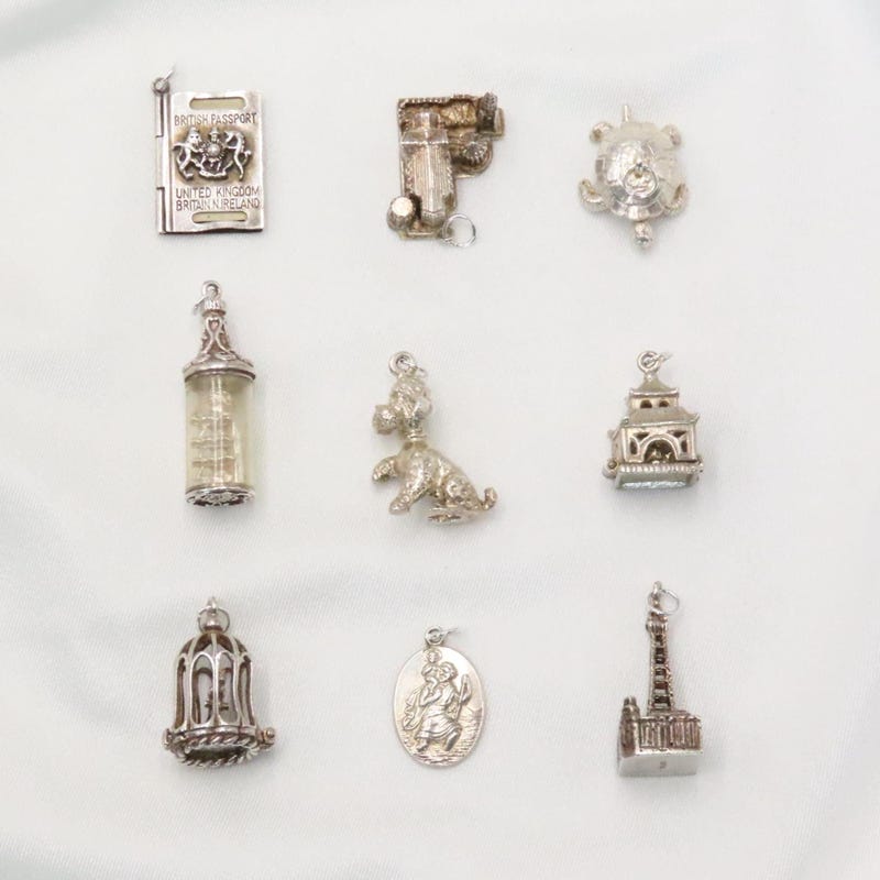 Vintage Silver Charms Moving - Etsy UK