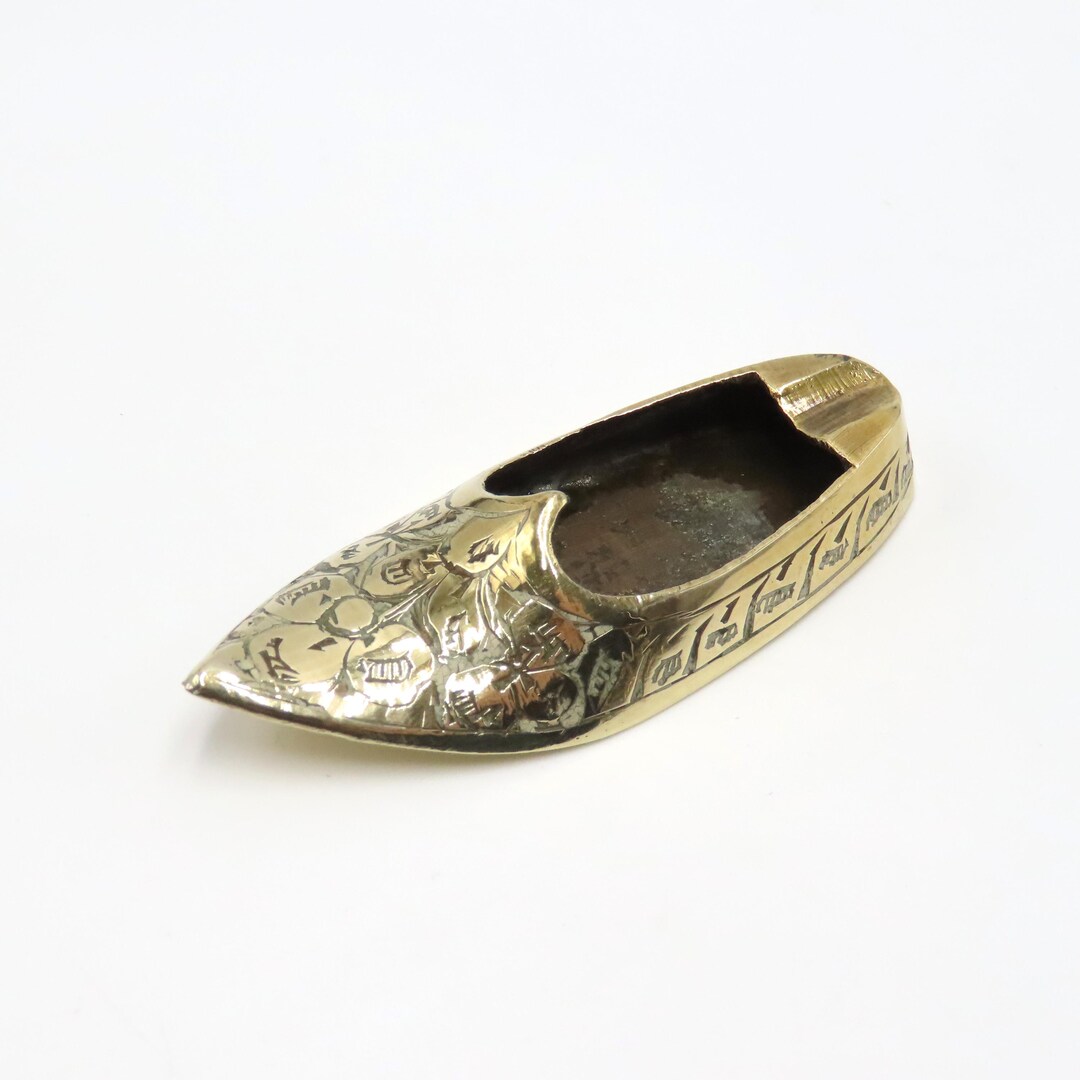Vintage Brass Shoe/slipper Ash Tray, Circa 1960s. - Etsy