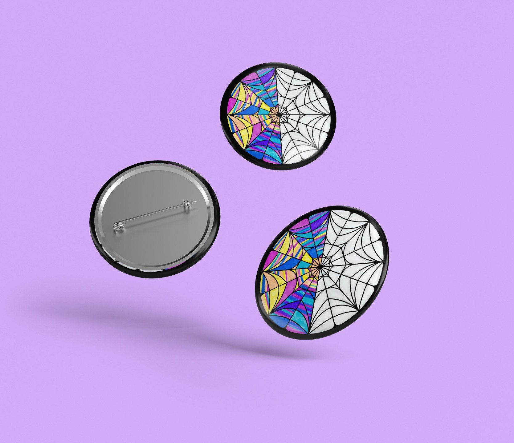 Hand-drawn Wednesday Pin Button Wednesday Pin Button - Etsy