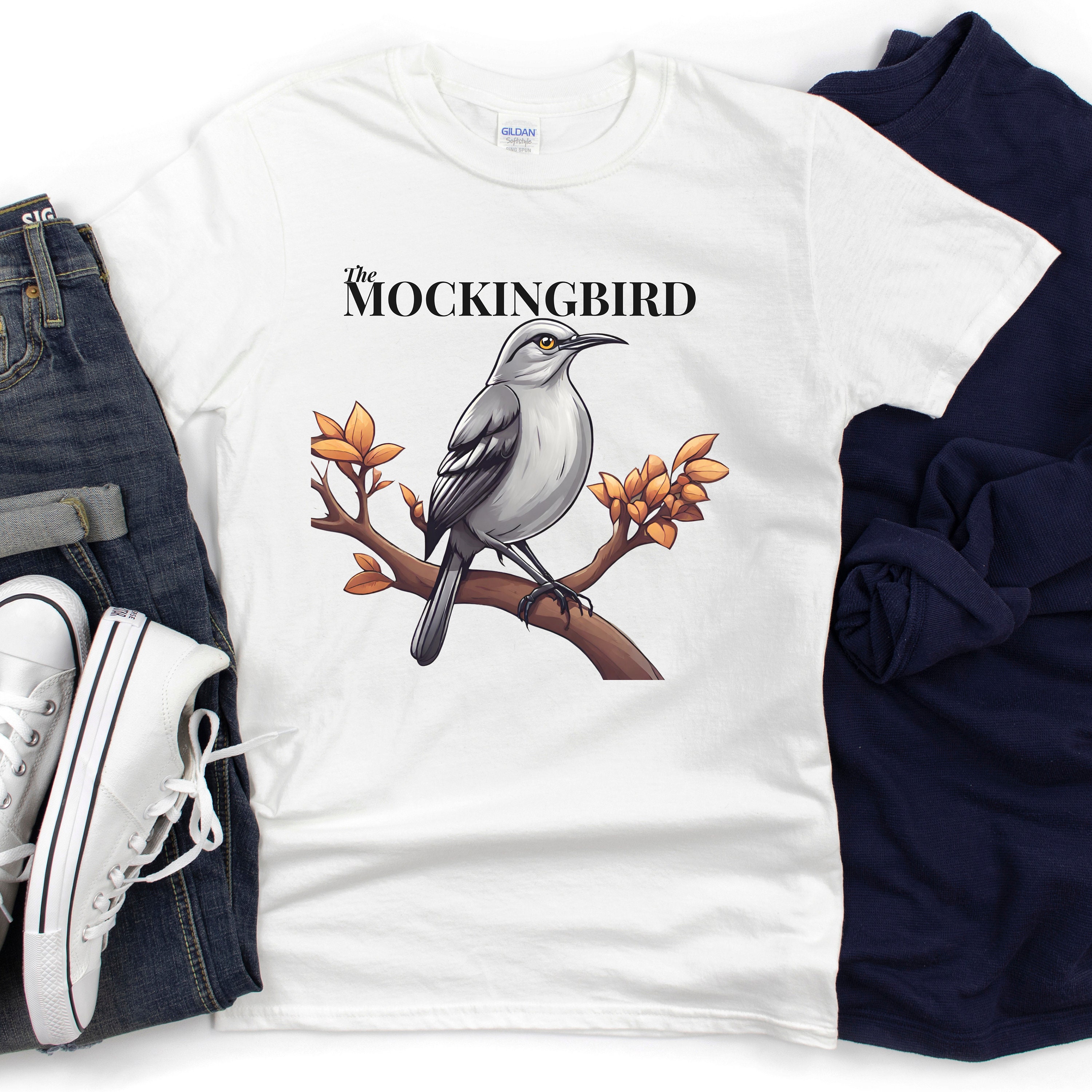 The Mockingbird Shirt Feathered Humor and Style Combined! Perfect for Bird Enthusiasts Unleash ...