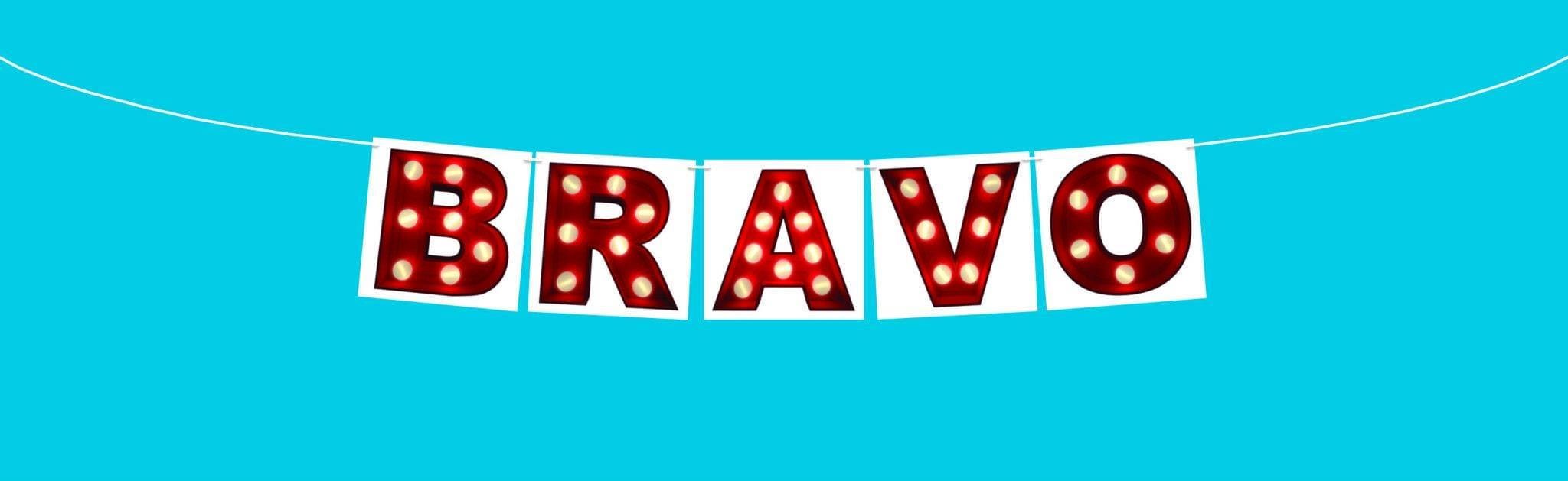 Bravo Banner Kit / Sign / Hanging Banner / Garland / Marquee Sign - Etsy