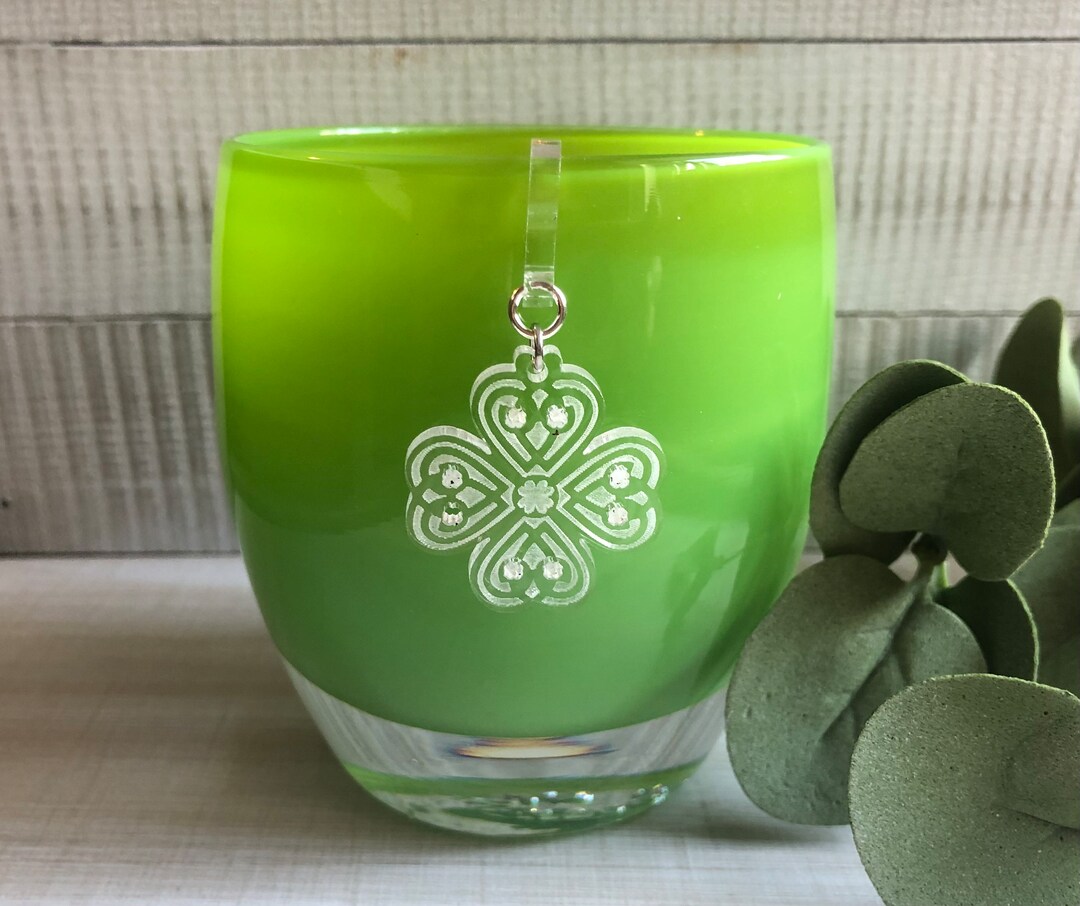 Fancy Four-leaf Clover Candle / Votive Charm Saint - Etsy