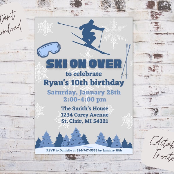 Ski Party - Etsy