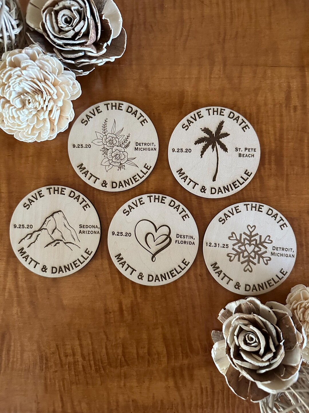 Magnet Wedding Save the Dates, Wedding Save the Dates, Magnetic Save ...