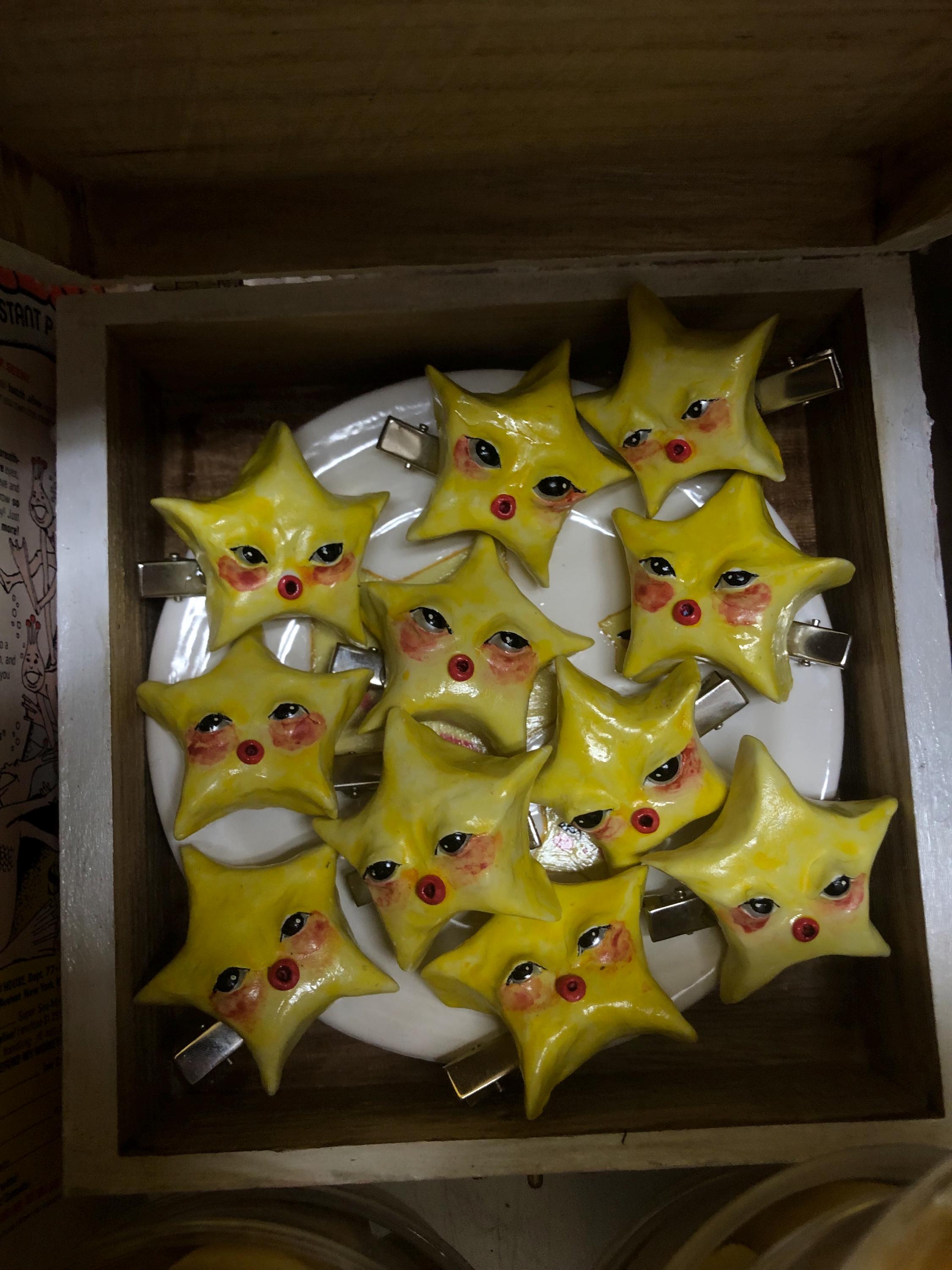 Star Hair Clips - Etsy