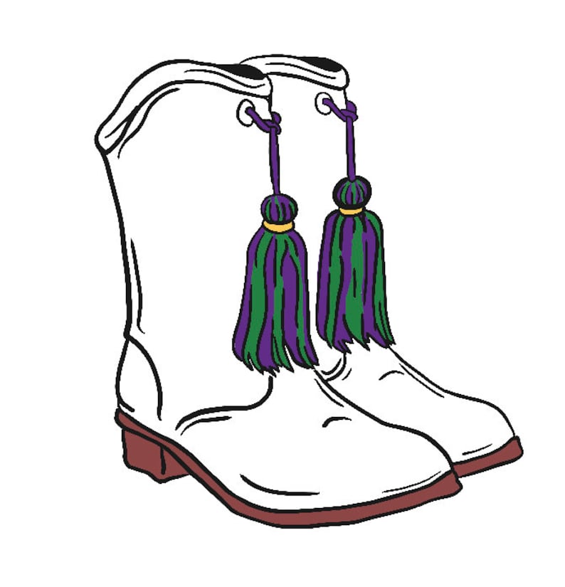 Mardi Gras Marching Boots SVG PNG Mardi Gras Svg Fat - Etsy
