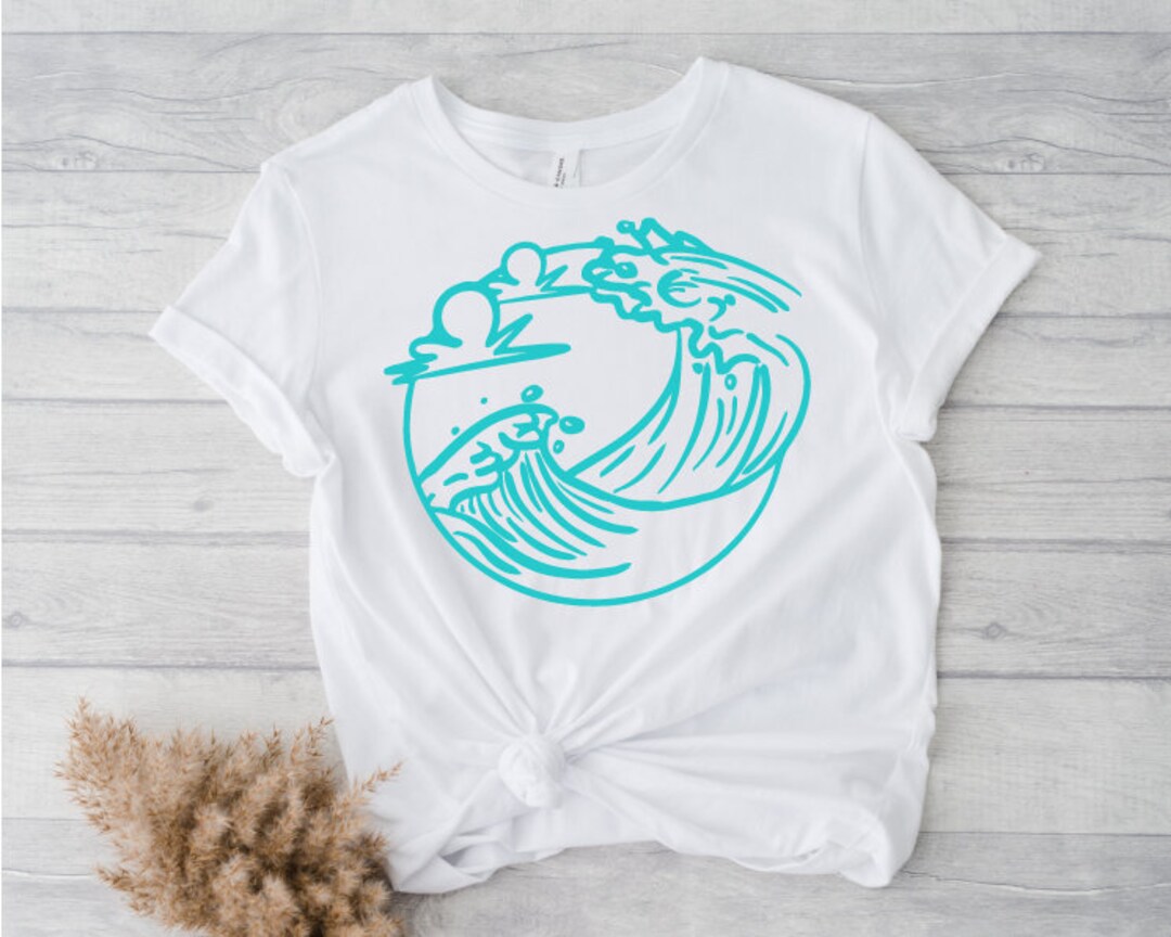 Wave SVG and PNG Instant Download - Etsy