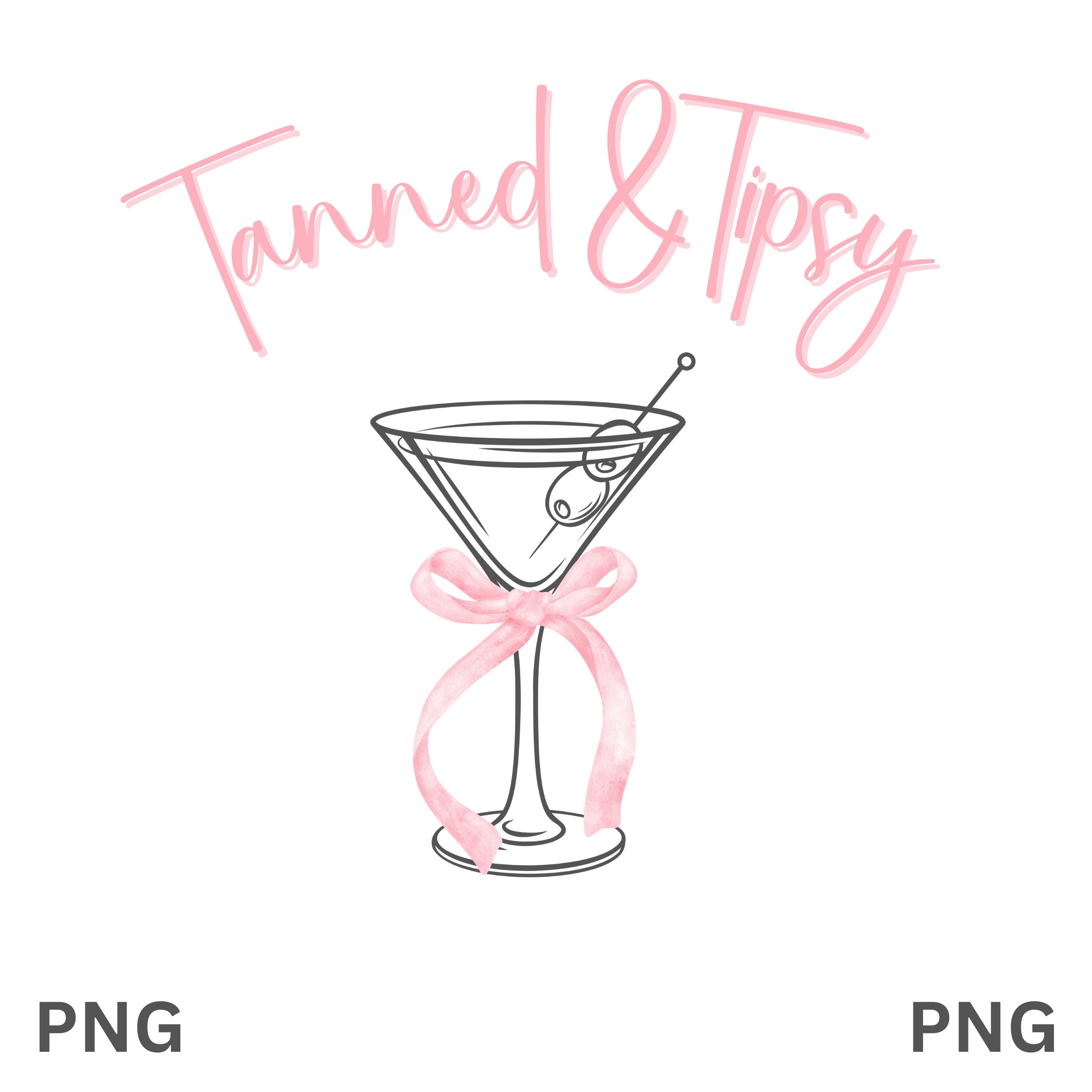 Tanned and Tipsy PNG, Summer PNG, Sublimation - Etsy