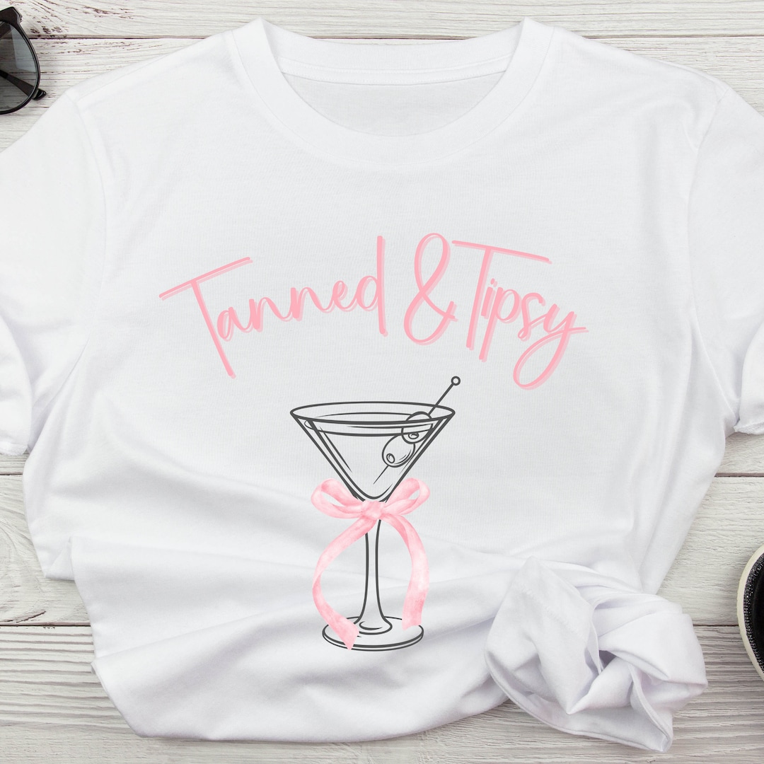 Tanned and Tipsy PNG, Summer PNG, Sublimation - Etsy