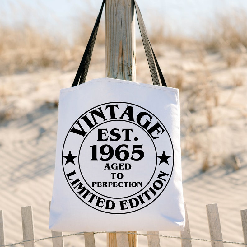 Vintage 1965 SVG, 59th Birthday SVG, Aged to Perfection SVG, Limited ...