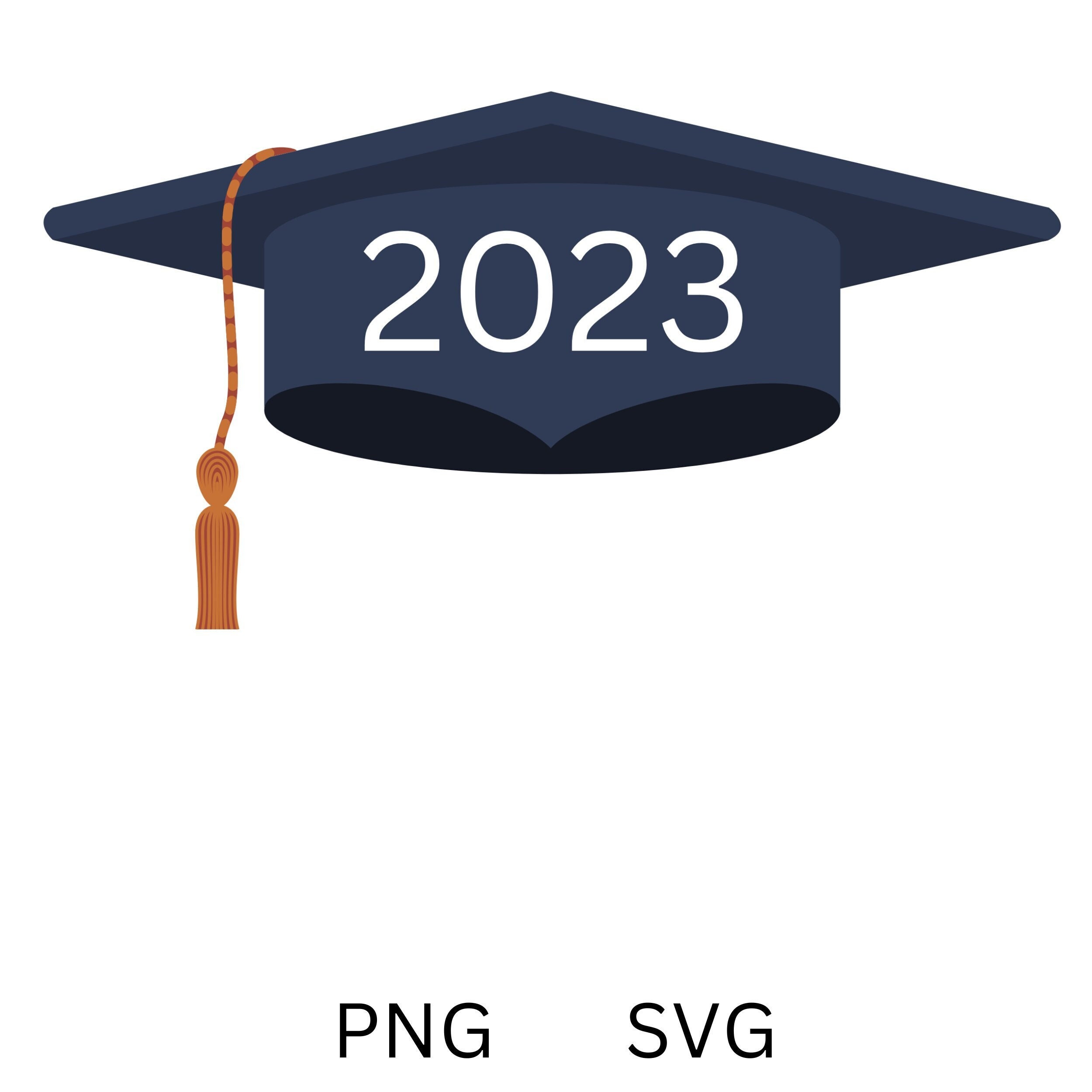 2023 Graduation Cap SVG Graduation PNG Téléchargement instantané - Etsy ...