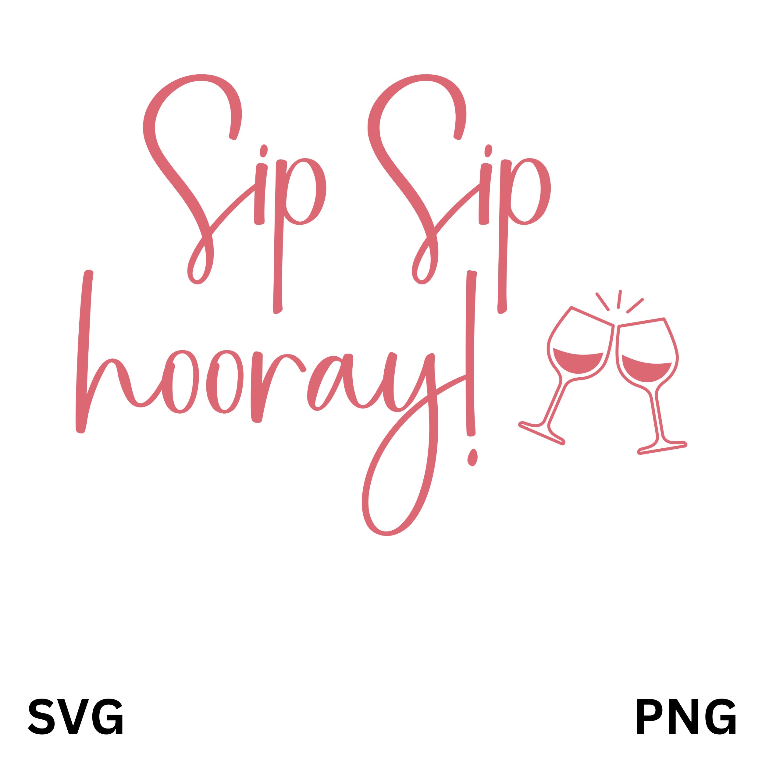 Sip Sip Hooray SVG, Bachelorette Party SVG, Wine SVG - Etsy