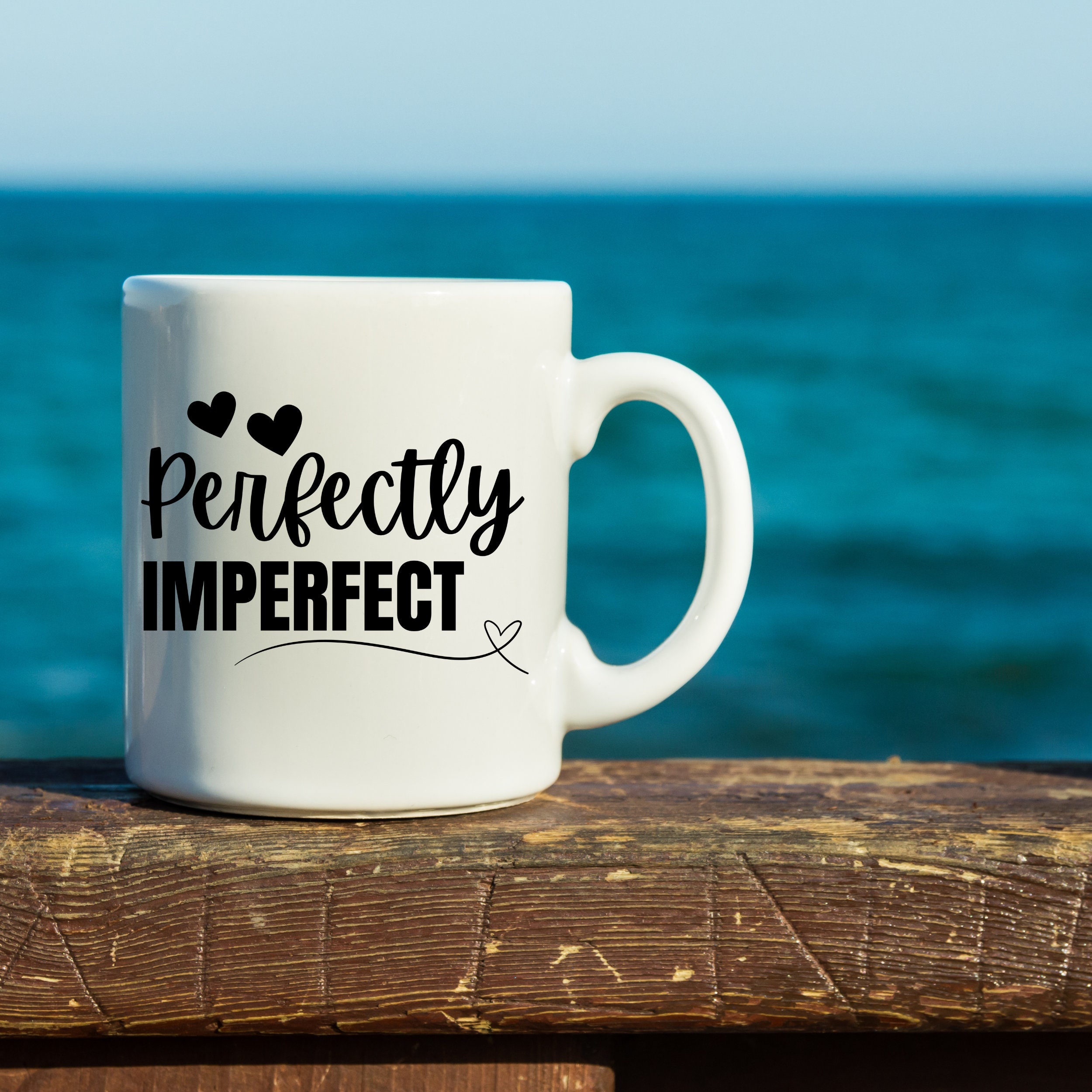 Perfectly Imperfect SVG, Inspirational Quote SVG, Sublimation - Etsy