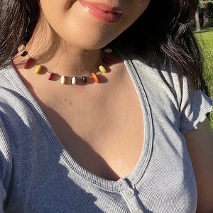 Bean Necklace | Handmade Bean Jewelry | Nature Inspired Necklace | Boho ...