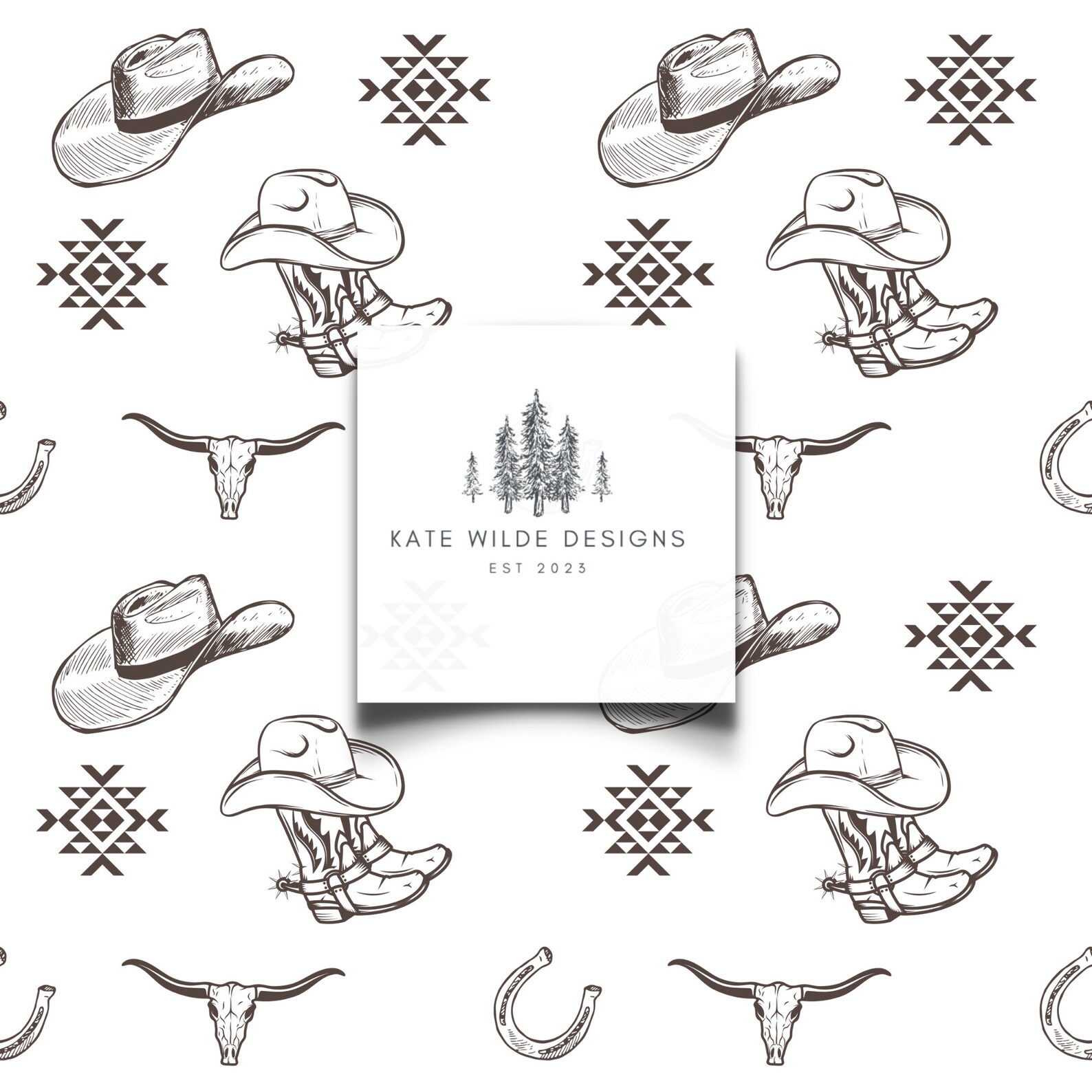 Seamless Aztec Western Pattern, Repeat Digital Pattern, Print on Fabric ...