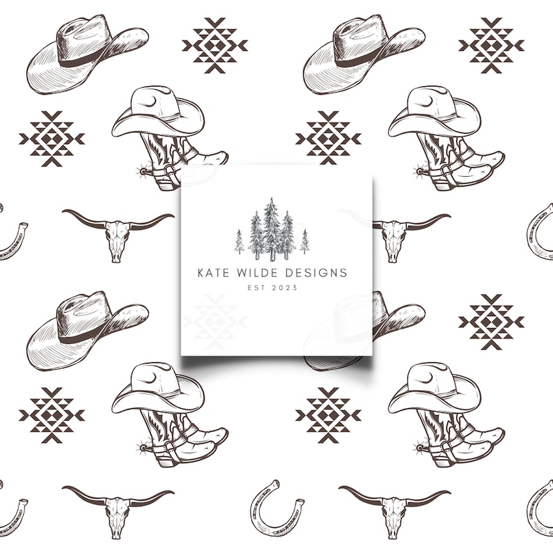 Seamless Aztec Western Pattern, Repeat Digital Pattern, Print on Fabric ...