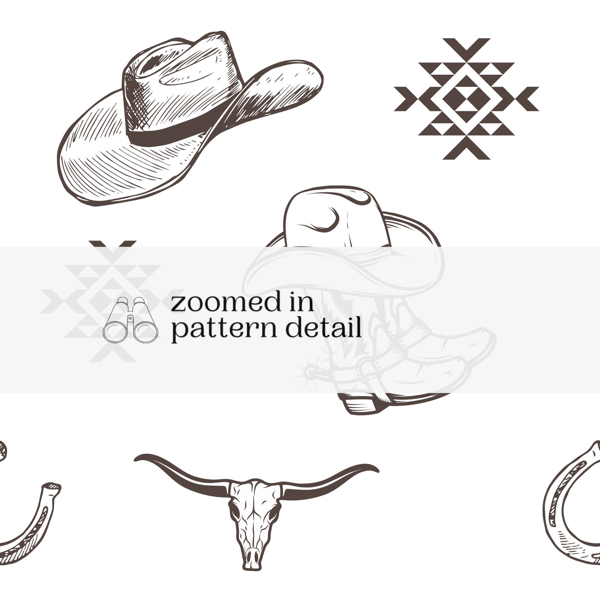 Seamless Aztec Western Pattern, Repeat Digital Pattern, Print on Fabric ...