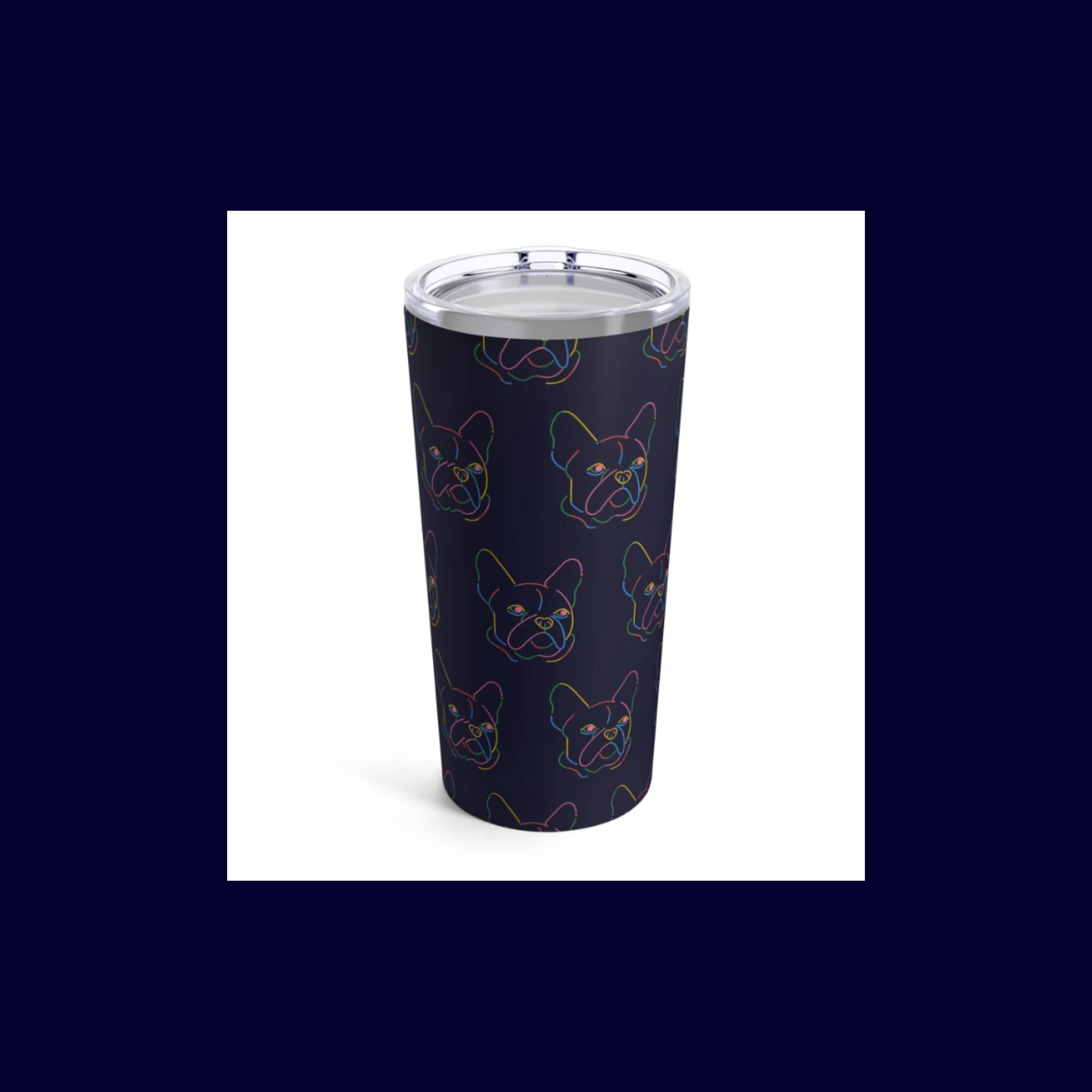 French Bulldog Seamless Pattern, Seamless Frenchie Pattern, Neon Repeat ...