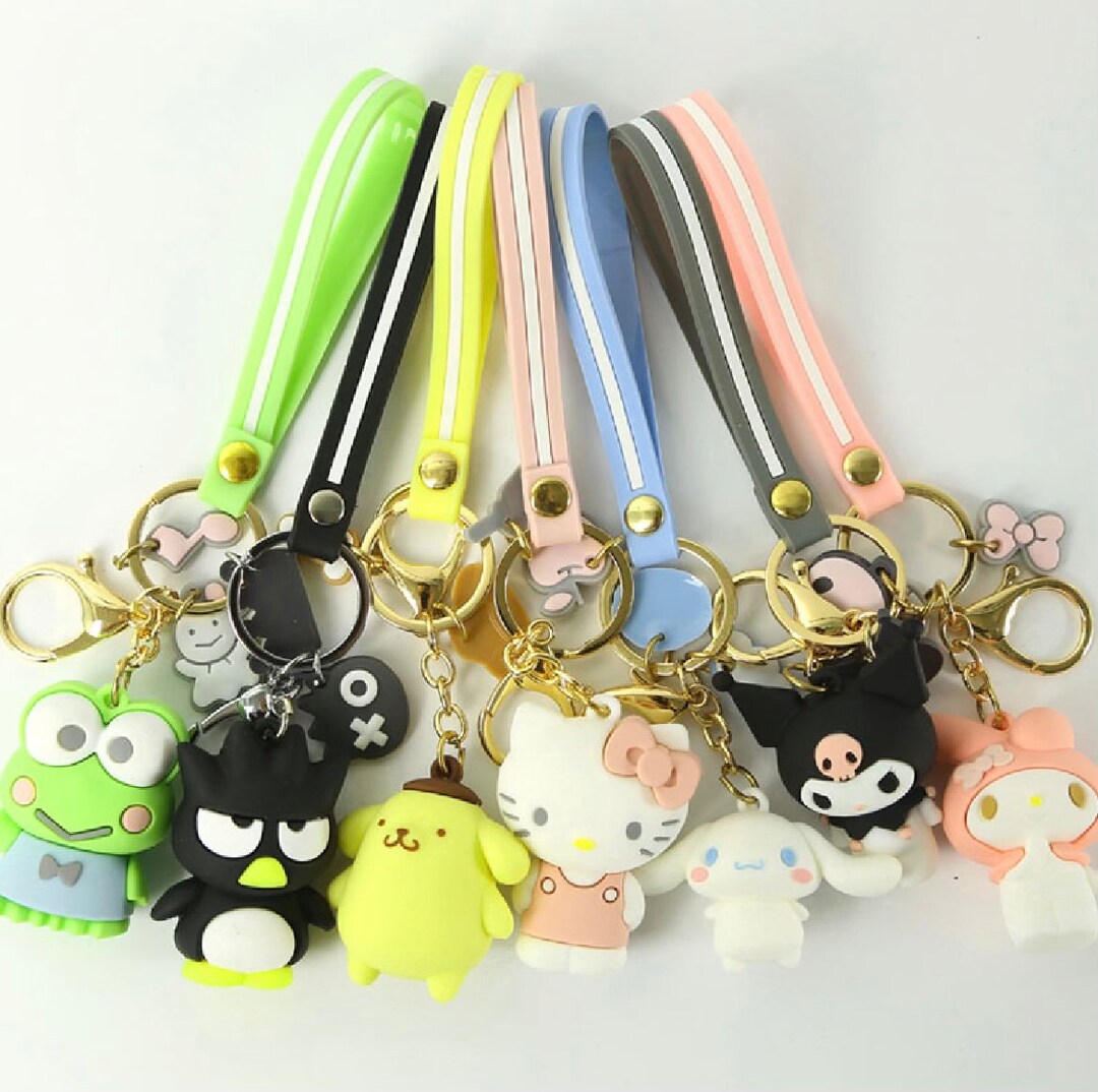 Kawaii Japanese Cartoon Keychain Kuro | My Melo | Cinnamo | Purin ...