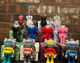 Kaws Plush Keychain - Etsy