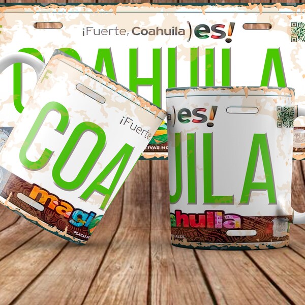 Coahuila License Plate - Etsy