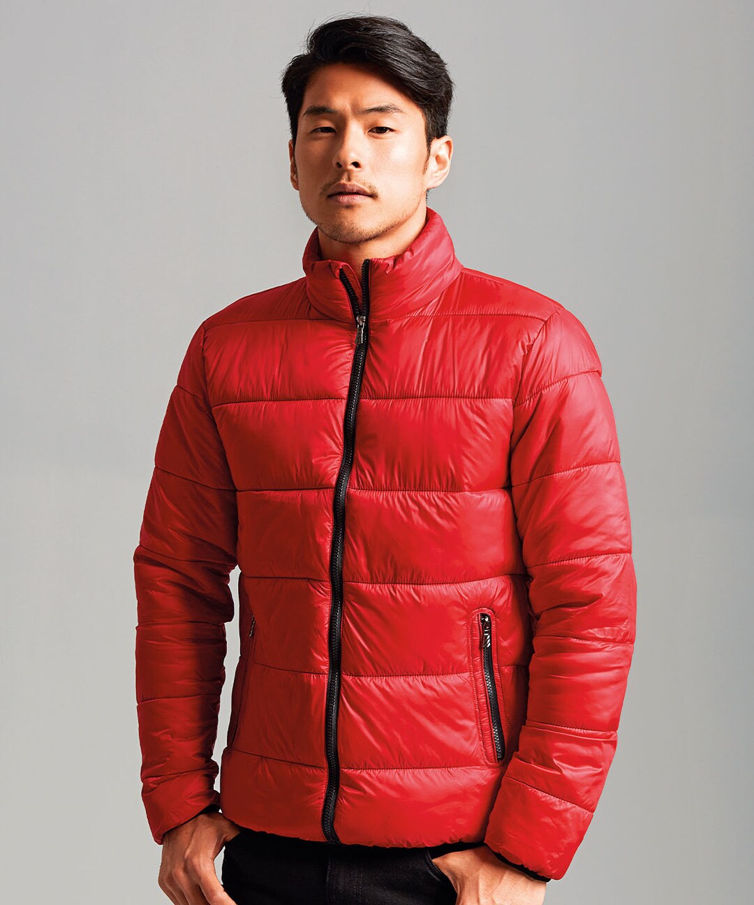Customizable Down Jacket, Your Logo Embroidered on the Jacket, Unisex ...