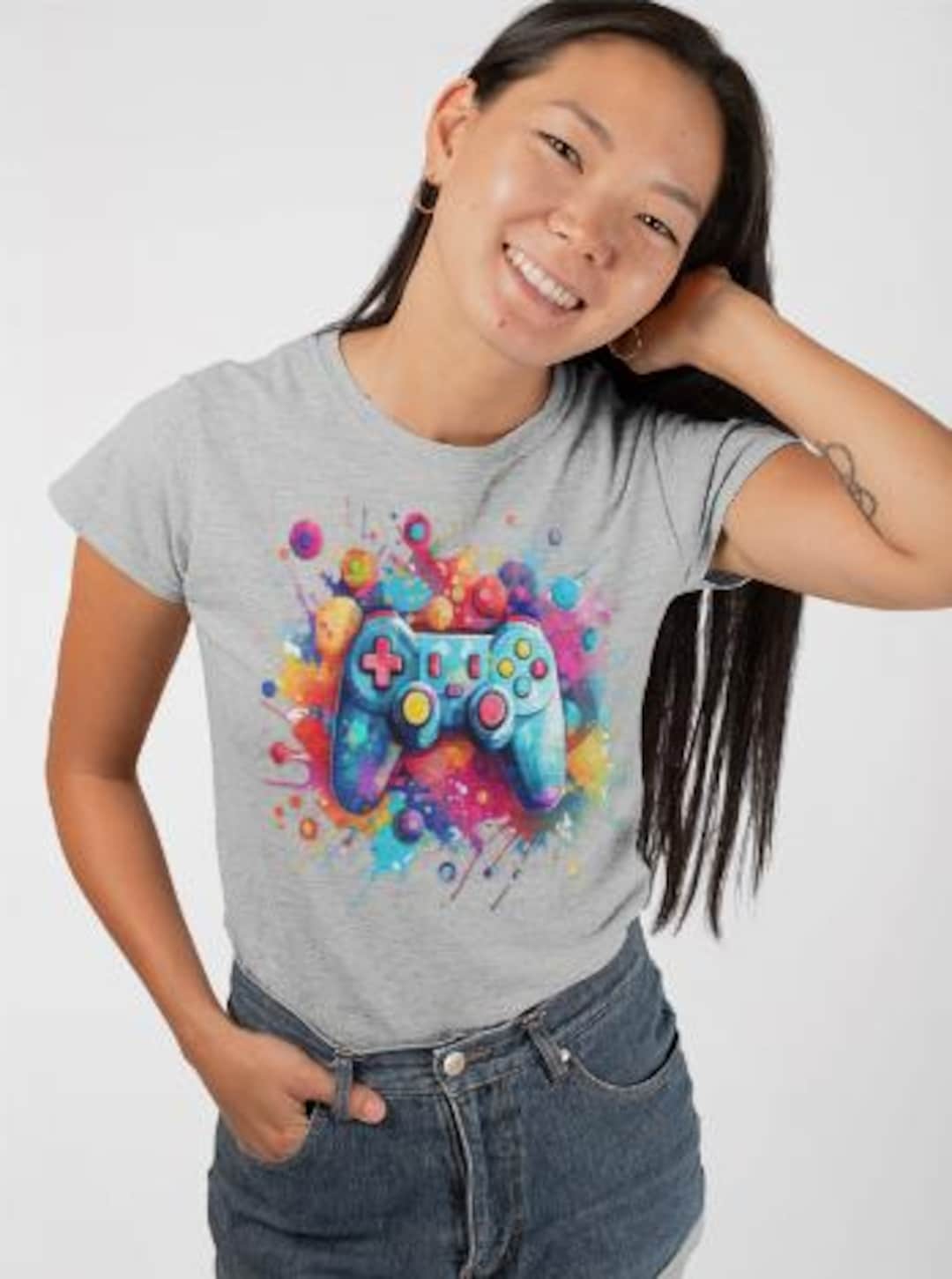 Retro Gaming Tee, 80s Arcade Gamer Shirt, Nostalgic Video Game Top ...