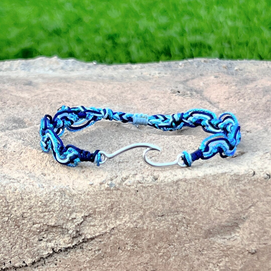 Peruvian Wave Friendship Bracelet With Wave Charm - Etsy