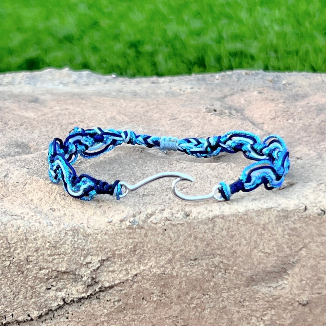 Peruvian Wave Friendship Bracelet With Wave Charm - Etsy