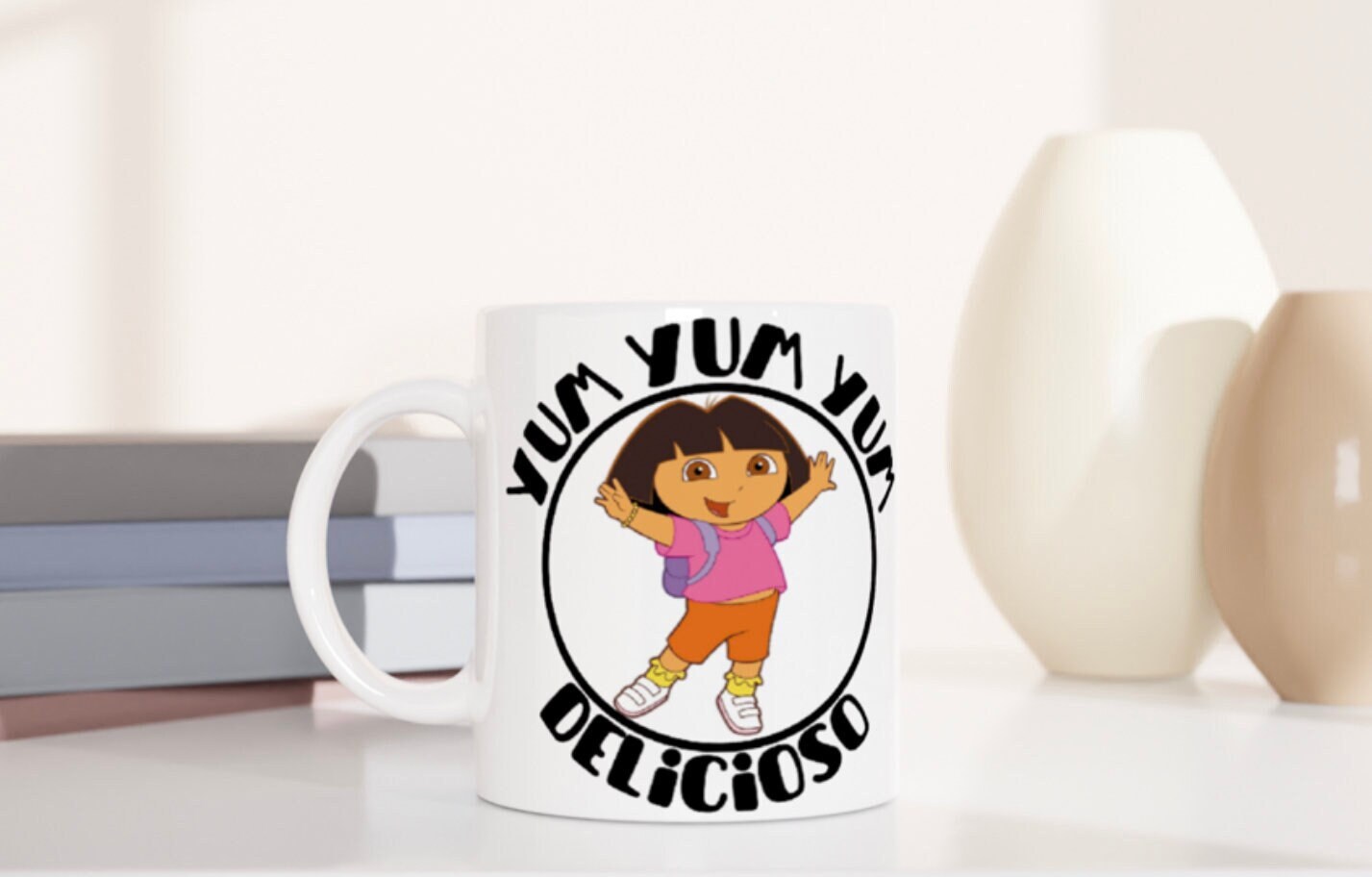 Dora the Explorer Mug Dora Mug Cartoon Coffee Mug Kids - Etsy