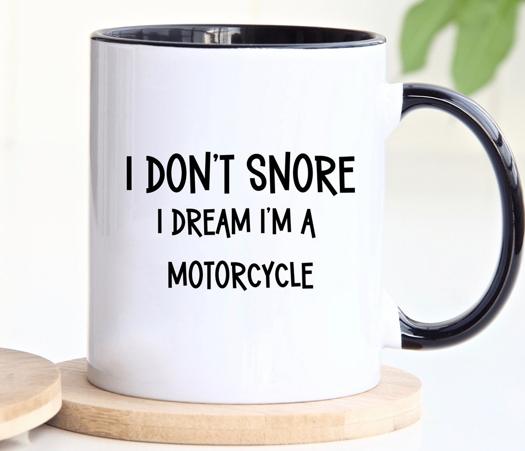 Motorcycle Dreamer Mug, Motorcycle Dreamscape Gift, Motorcycle Dream ...